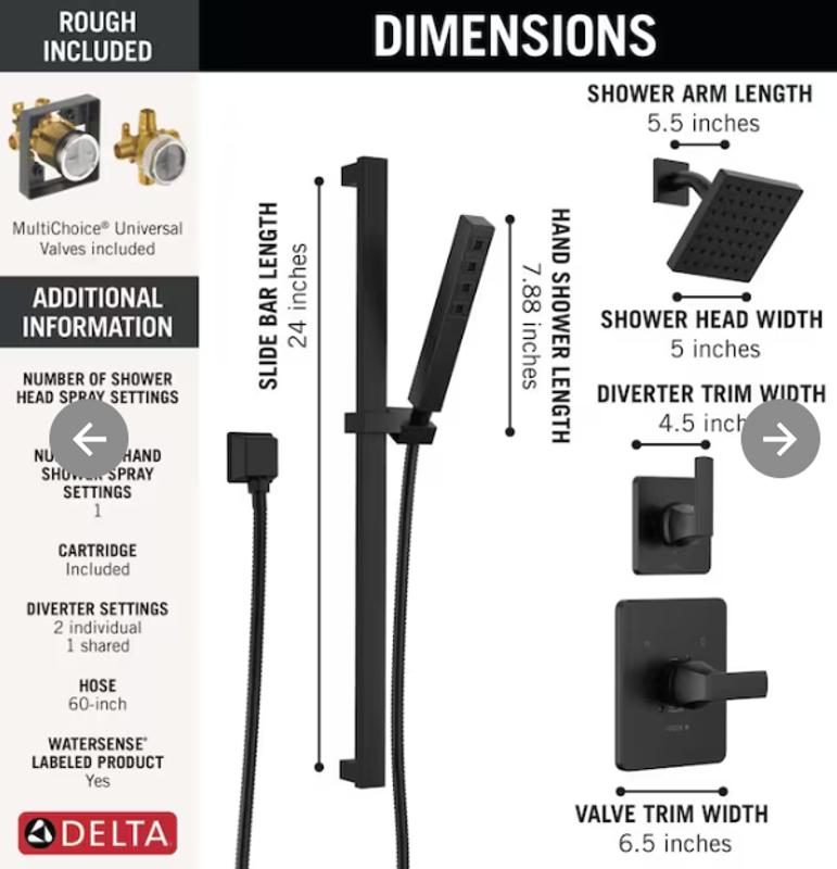 Shop Delta Velum Chrome 3-Setting 14 Series Custom Shower System at ...