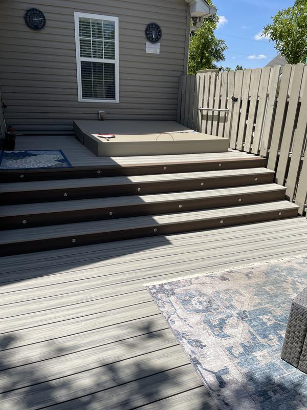 Deckorators Voyage Surestone 1-in x 6-in x 20-ft Sedona Grooved/Solid ...