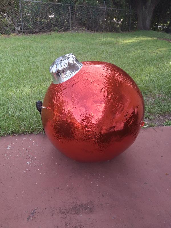 Holiday Living 4-ft Red Indoor/Outdoor Ultimate Ornament in the ...