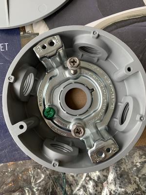 Hubbell Bell PVC Weatherproof New Work/Old Work Ceiling Fan Electrical ...