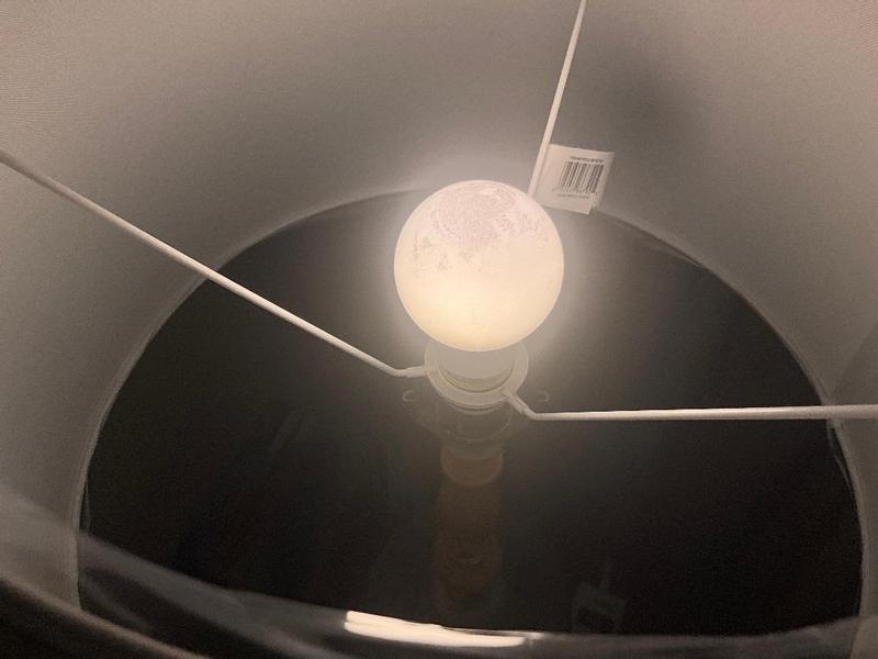 allen + roth 10-in x 15-in White Linen Drum Lamp Shade LSH73 at Lowes.com