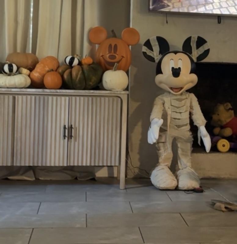 Disney 4-ft Mickey Mouse Mummy Motion Activated Animatronic in the ...