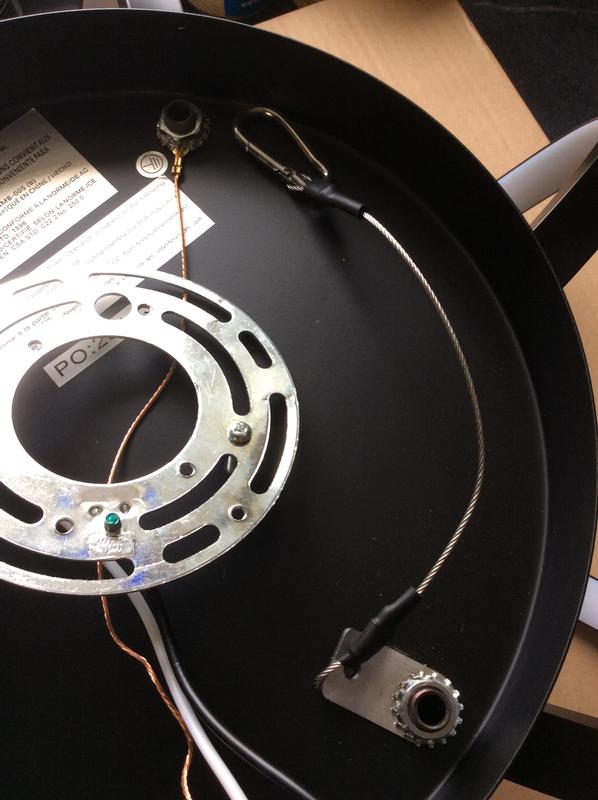 Artika Ribbon 1-Light 19.69-in Matte Black LED Flush Mount Light FM-SR ...