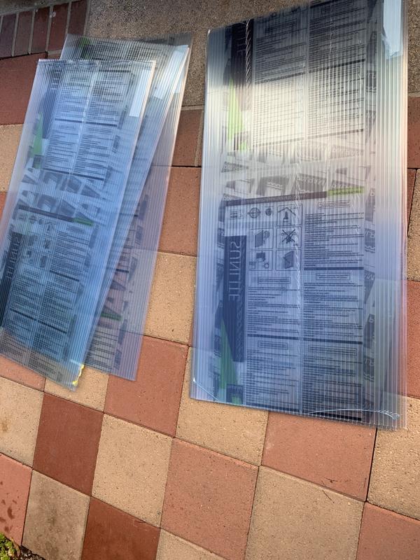 Sunlite 0.31-in T x 48-in W x 24-in L Clear Polycarbonate Sheet 400995 ...