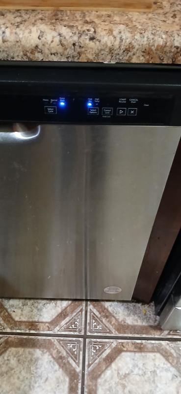 Amana Eco Series 24-in Front Control Built-In Dishwasher (White), 59 ...