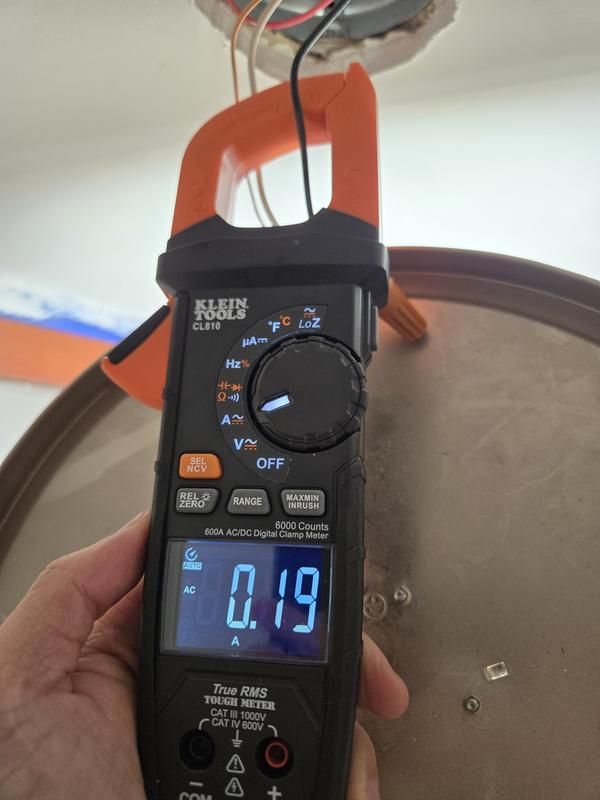 Klein Tools 600A AC/DC Auto-Ranging TRMS Clamp Meter with Worklight in ...