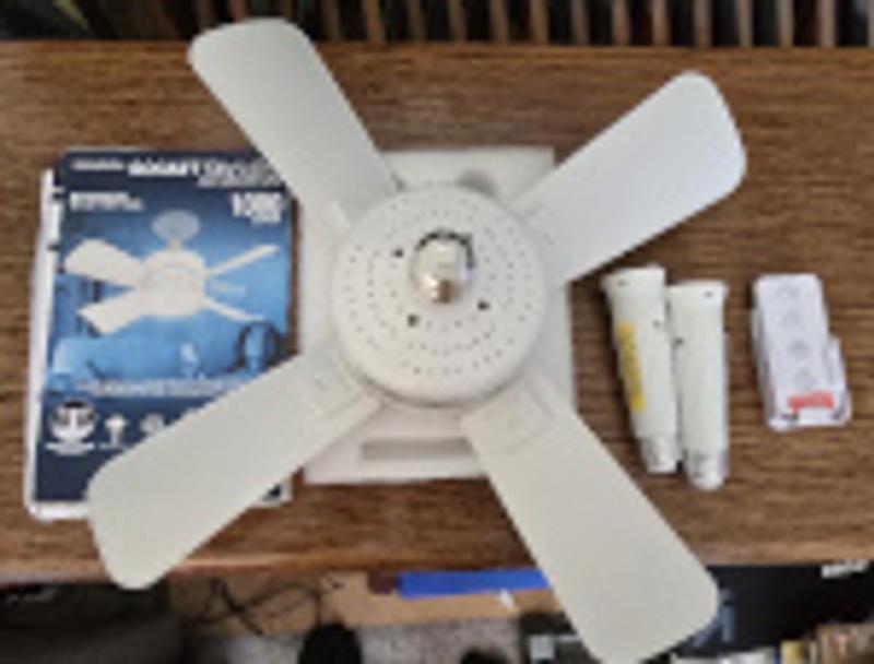 BELL + HOWELL Socket Fan 15.7-in Bronze LED Indoor Flush Mount Ceiling ...