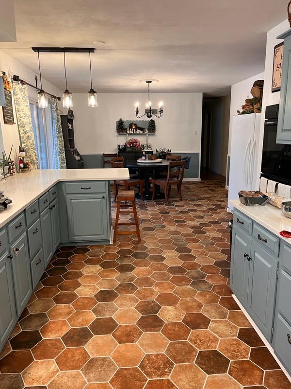 Artmore Tile (Sample) Sorrento Gris 8-in x 10-in Matte Porcelain Cement ...