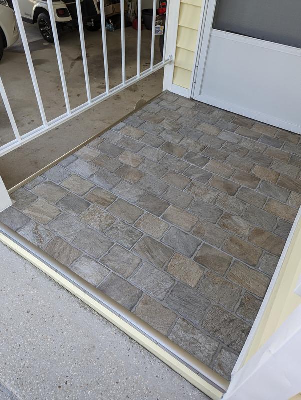 allen + roth Filita Cobblestone 17-in x 26-in Matte Porcelain Random ...