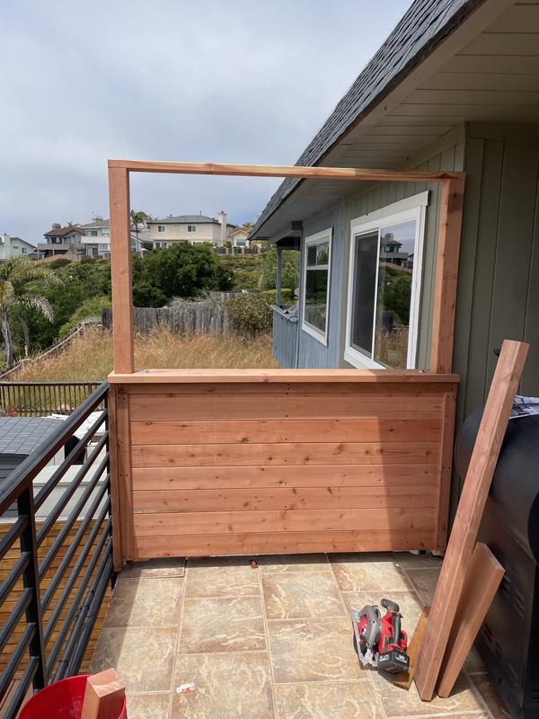 Pylex Black Metal Deck sunblind system in the Deck Accents department ...
