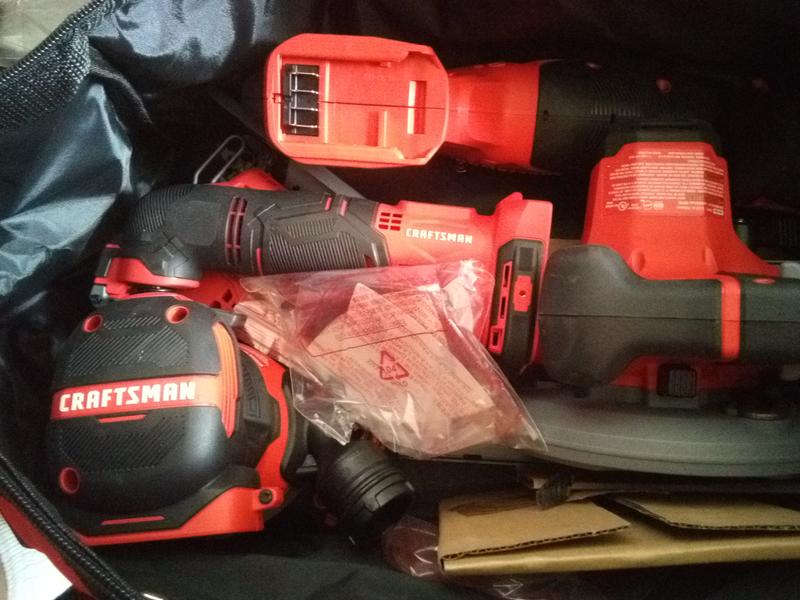 CRAFTSMAN V20 2.5-Gallon Portable Electric Cordless 125 PSI Pancake Air ...