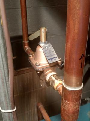 Watts Copper Pressure Regulator for Hot Water Hydronic Baseboard Heater ...