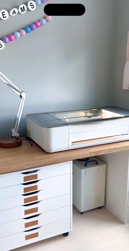Glowforge Pro Laser Cutter and Engraver Pro White Laser Aluminum Craft ...