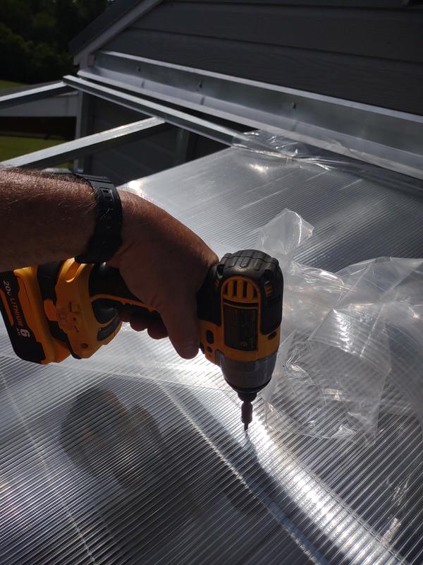 AmeriLux International MultiLite 4-ft x 8-ft Ribbed Clear Polycarbonate ...