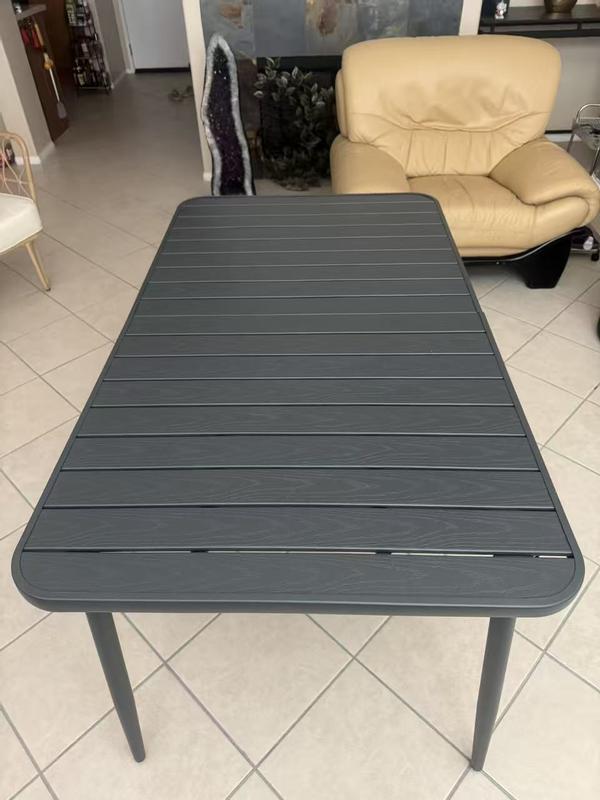 Serwall 31.5-in W x 55-in L Rectangle Outdoor Counter Table in the ...