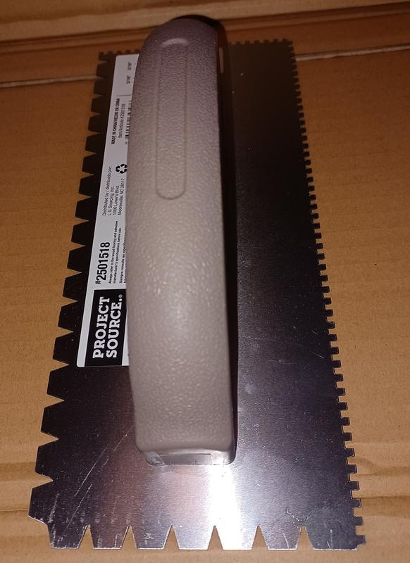 Project Source 1/4-in x 3/16-in x 5/16-in Ground Steel V-notch Vinyl ...