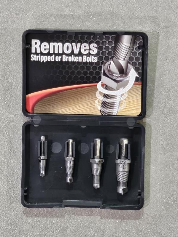 SpeedOut Metric and standard (SAE) Assorted drive Bolt Extractor Set in ...