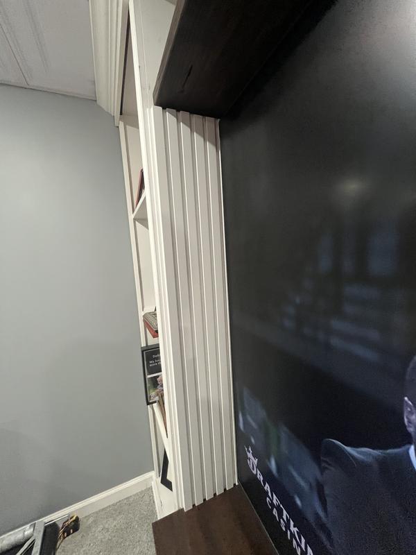 11/16-in x 4-3/4-in x 8-ft Finished Light Walnut MDF Tongue and groove ...
