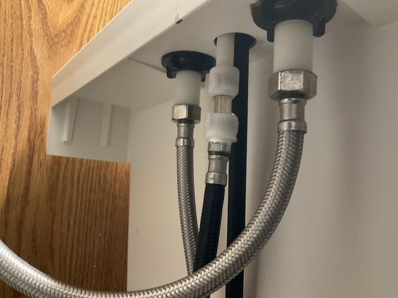 Project Source Chrome 2-handle Deck-mount Utility Faucet with Pulldown ...