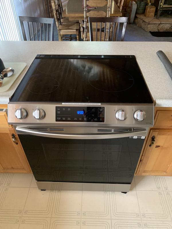 Samsung Rapid Heat Induction 30-in 4 Elements 6.3-cu ft Self & Steam ...