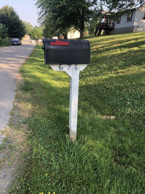 RELIABILT Black Aluminum Mount Mailbox Post 07-2973 at Lowes.com