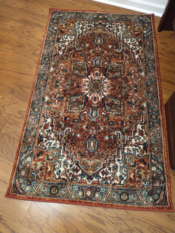 allen + roth with STAINMASTER Jezebel Performance 3 x 5 (ft) Loomed ...