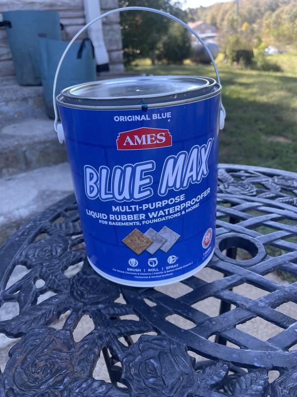AMES Blue Max Blue Semi-gloss Solid Water-based Mildew Resistant Mold ...