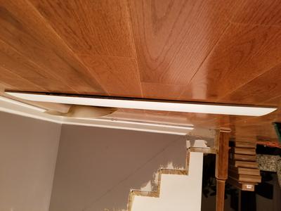 RetroRiser 42-in x 7.5-in x 0.3437-in White Poplar Wood Stair Riser in ...