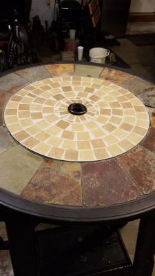 allen + roth Safford Round Outdoor Dining Table 23.58-in W x 23.58-in L ...