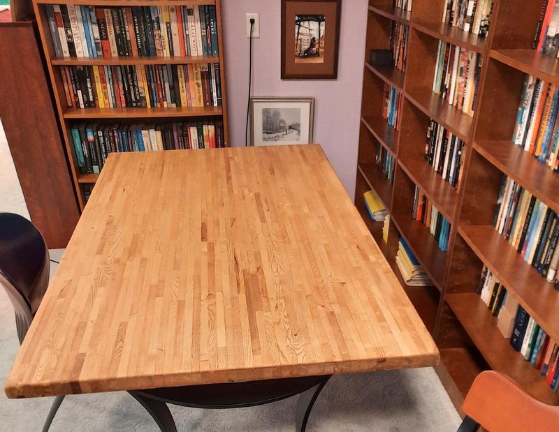 Sparrow Peak Ash Butcher Block 8-ft x 25-in x 1.5-in Natural Wood Ash ...