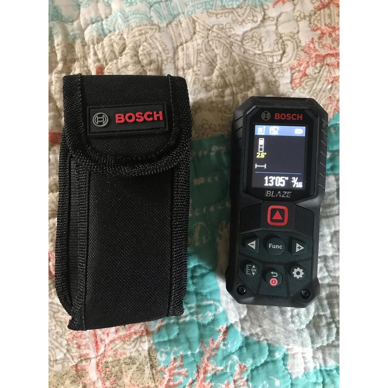 Shop Bosch BLAZE 165-ft Indoor Red Laser Distance Measurer with Backlit Display and Bluetooth ...