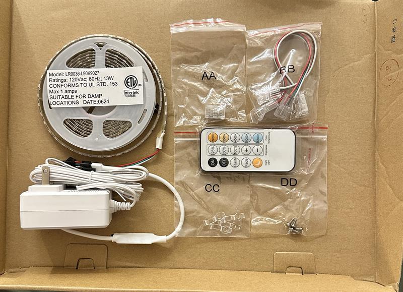 Utilitech 8-ft LED Neutral White Tape Light LR0036-L90K9027 at Lowes.com