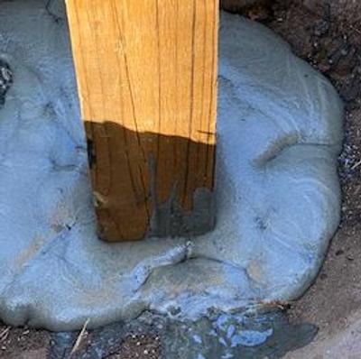 Fast 2K Fence Post Backfill 32.8 -fl oz Fast setting Fence post mix in ...