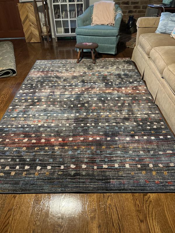 Origin 21 Pembrook 2 X 8 (ft) Grey Indoor Abstract Runner Rug 91255 ...