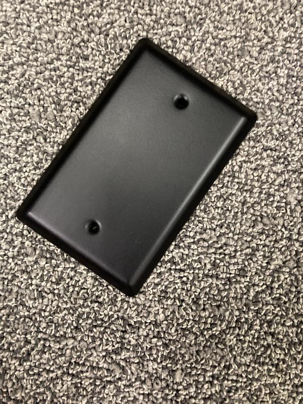 Shop allen + roth (2-Pack) Simple Square 1 -Gang Standard Size Matte ...