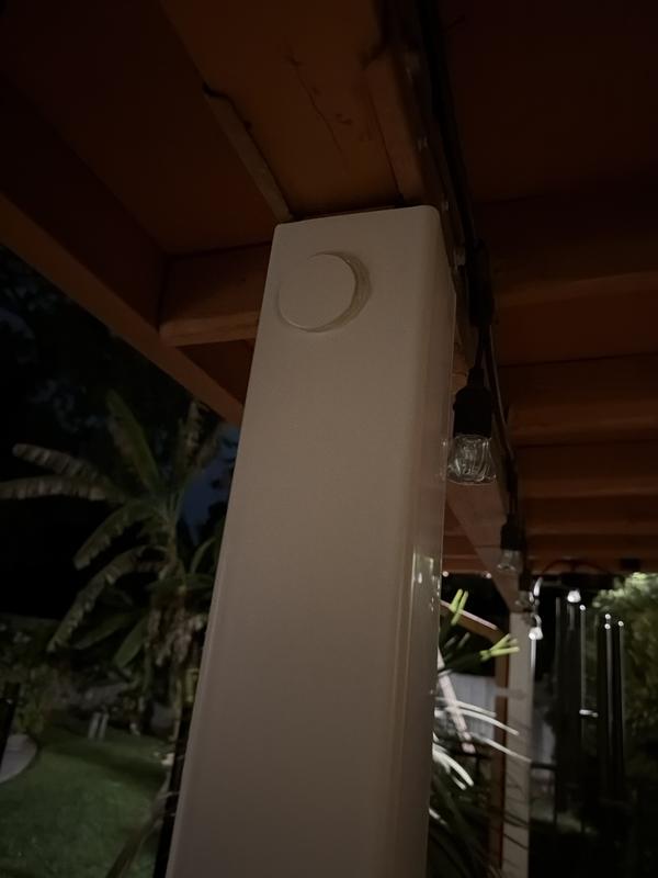 Freedom 4-in x 4-in x 8-ft White Composite Deck Post sleeve in the Deck ...