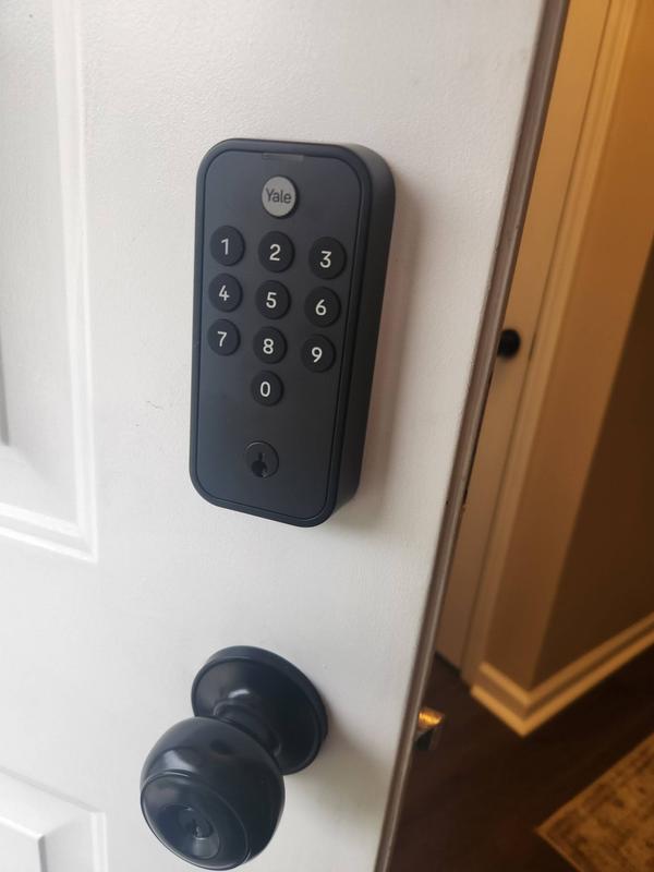 Yale Code Black Suede Electronic Deadbolt with Keypad YED210-NR-BSP at ...