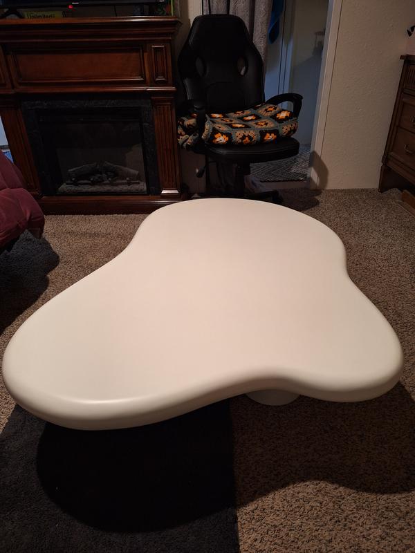 Off-white Modern Coffee Table KY-8912 at Lowes.com