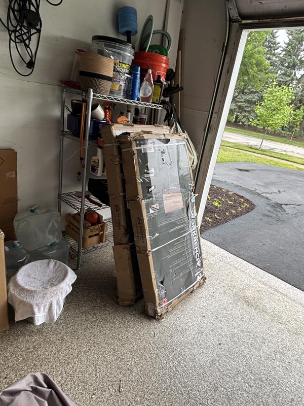 Olympia Tools 48-in L x 35-in H 2-Drawers Black Steel Work Bench 410 ...