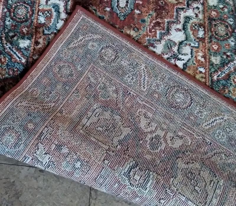 allen + roth with STAINMASTER Jezebel Performance 2 X 8 (ft) Garnet ...