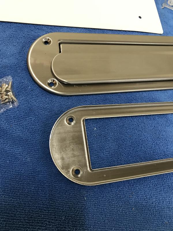 Franklin Brass Matte Black Mail Slot (Mounting Hardware Included) in ...