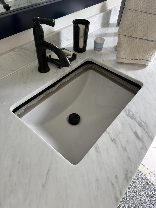 Wyndham Collection Miranda 60-in Dark Blue with Matte Black Trim ...