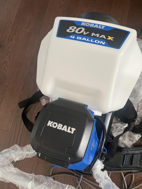 Kobalt 4-Gallon 80-volt Max Battery Operated Plastic Backpack Sprayer ...