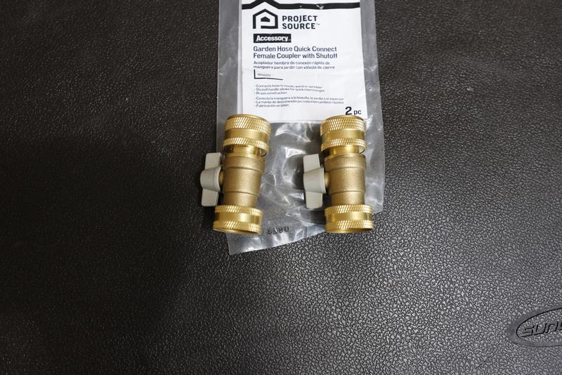 Project Source Brass Quick Connector Set SGY-GAR101 at Lowes.com