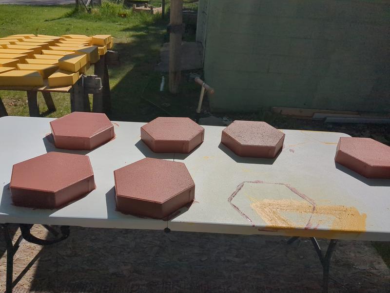 Oldcastle 12-in L x 5-in W x 2-in H Trapezoid Scandina Concrete Patio ...