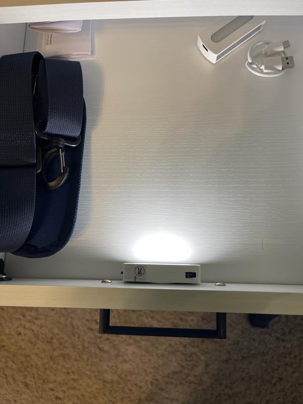 Utilitech Drawer Light 2-Pack 2.7-in Rechargeable Battery LED Under ...