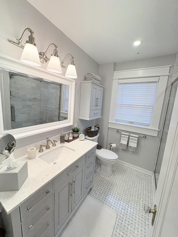 allen + roth Brookview 48-in Swan White Undermount Single Sink Bathroom ...