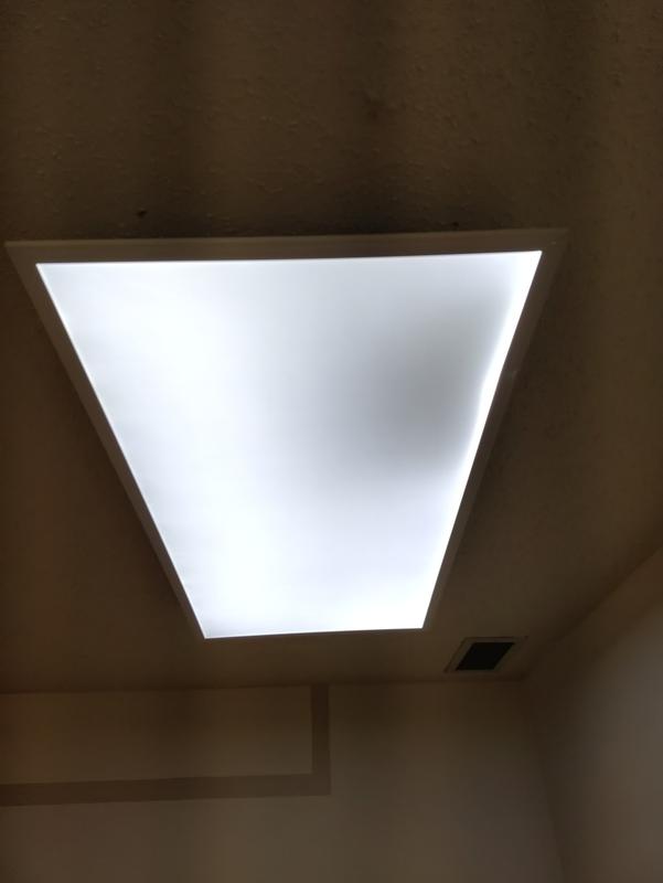 WYZM 4-Pack 4-ft x 2-ft Adjustable Daylight LED Panel Light 2X4-PL-4PK ...