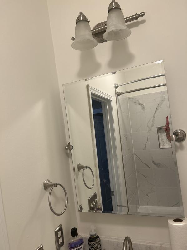 Gatco Tiara 28-in x 31.5-in Frameless Tilting Bathroom Vanity Mirror ...