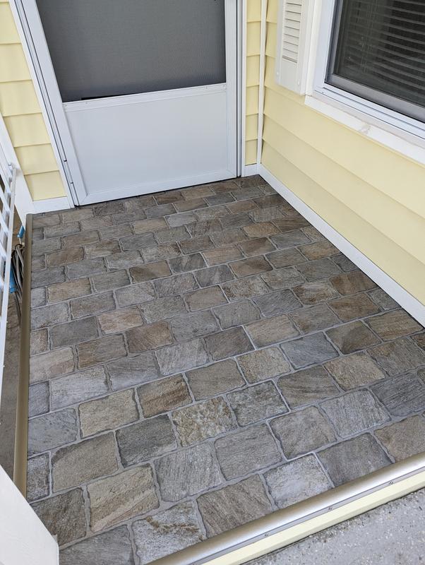 allen + roth Filita Cobblestone 17-in x 26-in Matte Porcelain Random ...